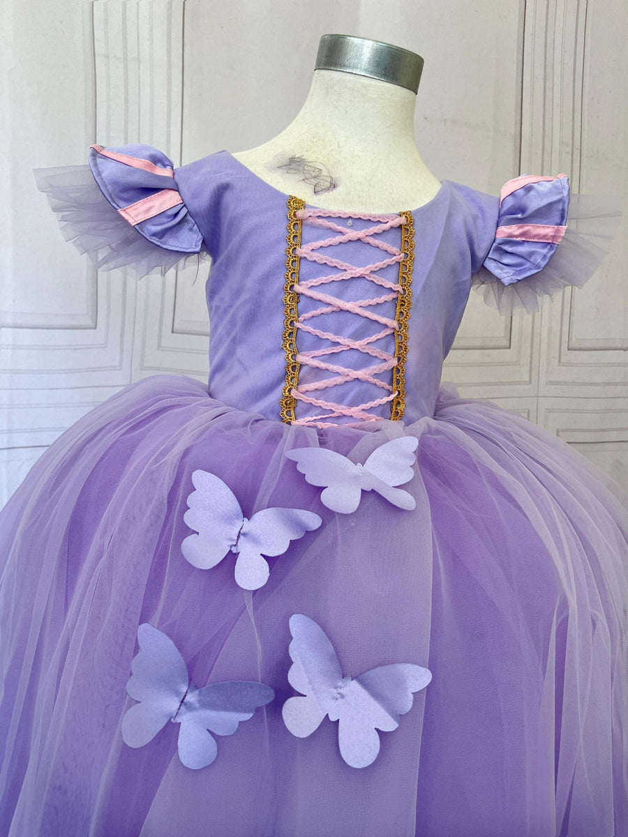 Disney Rapunzel Gem Princess Costume -Purple – Ivaikjan
